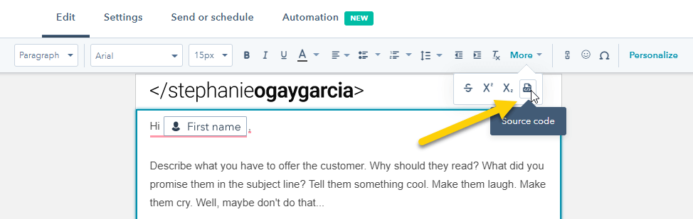 Add a "Forward to a Friend" link to HubSpot emails