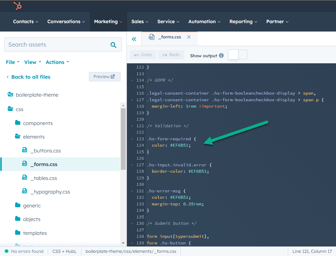 How do I remove or style the asterisk (*) for required fields on ...