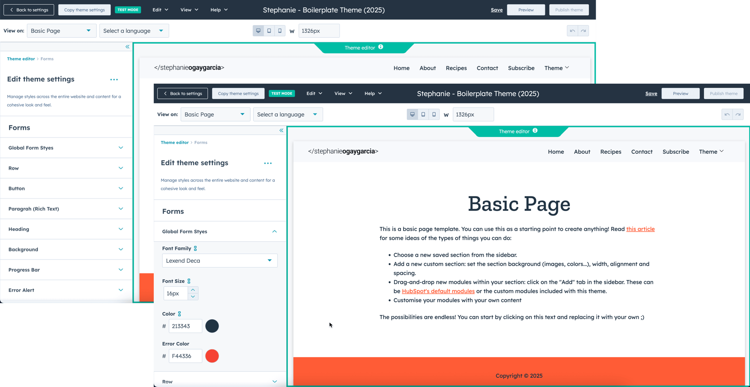 Overriding HubSpot's new forms styling from theme settings