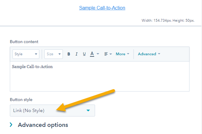 How do I style a Call-to-Action (CTA) button?